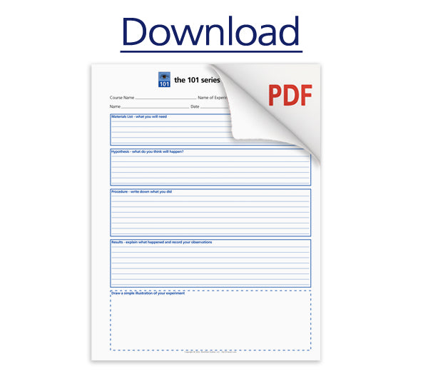 Download Lab Report Sheets (PDF) – The 101 Series